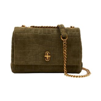 Marc Jacobs Femme, Sacs, Vert, Taille: ONE Size The Slim Dual Chain Shoulder Bag