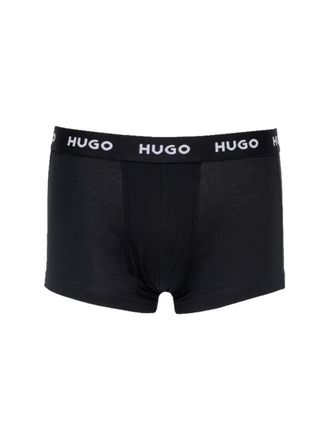 HUGO BOSS Cotton-Elastane Blend Boxer Shorts - Gray