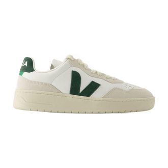 Veja Mens V-90 Sneaker White Calfskin