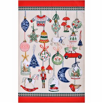 Ulster Weavers Geschirrtuch mit Weihnachtsverzierung, Baumwolle, Einheitsgr&ouml;&szlig;e, mehrfarbig