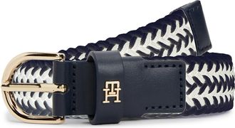 Tommy Hilfiger G&uuml;rtel Essential TH Monogram Braided Elastic