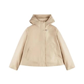 Fay Short Parka - - Jackets - Damen - Beige - XS