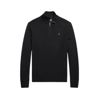 Polo Ralph Lauren Homme, Pulls, Noir, Taille: XL Pull camionneur demi-zip