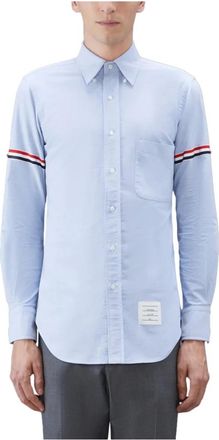 Thom Browne Homme, Chemises, Bleu, Taille: S Casual Chemises