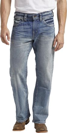 Silver Jeans Co Gordie-Jeans für Herren, lockere Passform, gerades Bein, Light Wash Indigo, 29W / 32L