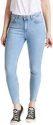 Lee Scarlett High Zip Jean Skinny, Bleu (Light Coroval Oc), 31W / 31L Femme