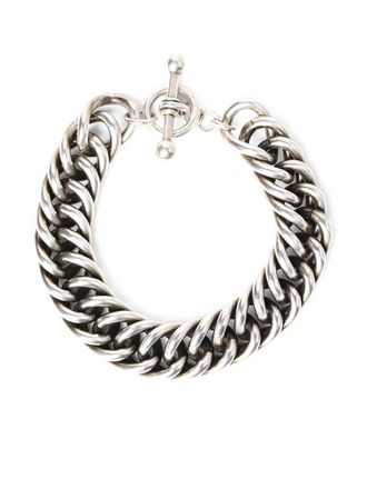 Ann Demeulemeester bracelet Pavel en cha&icirc;ne - Argent