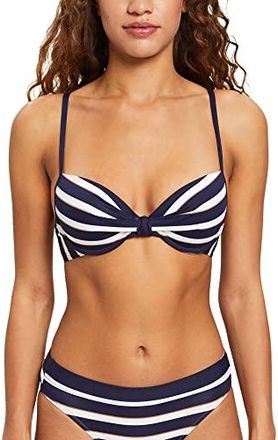 Esprit Brela Beach RCS Pad.Plunge Bikini, Bleu Marine 3, C Femme