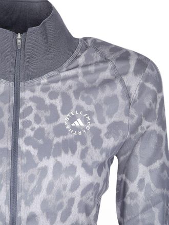 adidas by Stella McCartney Leopard Print Sweatshirt - Grey