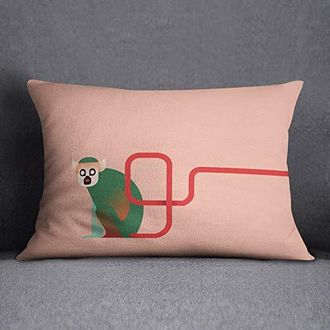 Questo Casa Dekorativ Kissenhülle, Kissenbezug, Zierkissenbezug, Wohnkultur, Für Sofa, Kaffeestube, Größe: 35x50 cm - Entworfen und hergestellt in der Türkiye