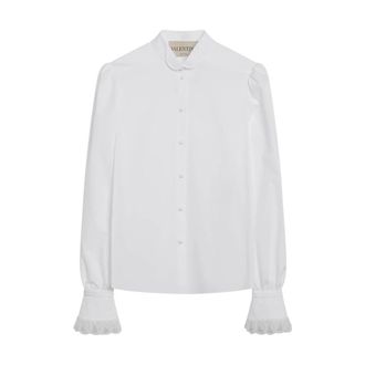 Valentino Garavani Camicia Ricamo - - Blouses & Shirts - Damen - Wei&szlig; - S