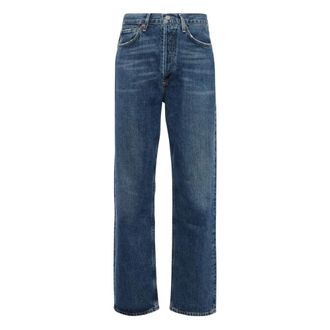 A Gold E 90s Straight Leg Jeans Essence - - Jeans - Damen - Blau - W24