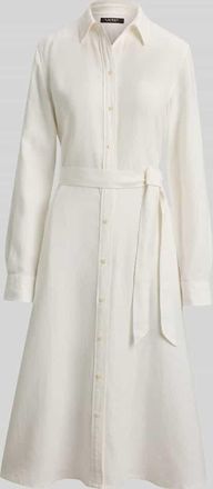 Lauren Ralph Lauren Regular Fit Hemdblusenkleid aus reiner Baumwolle