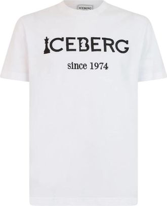 Iceberg Jersey T-Shirt - - Tops - Herren - Wei&szlig; - 3XL