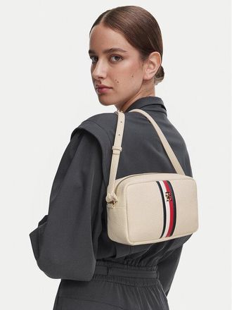 Tommy Hilfiger Handtasche Th Corp Ess Camera Bag AW0AW19333 Creme