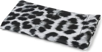 styleBREAKER Etui Brillenetui mit Leoparden Muster und Putztuch