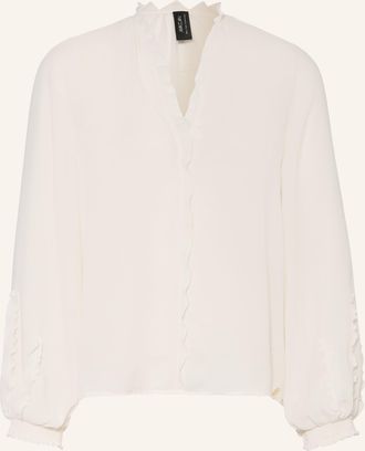 Marc Cain Blusenshirt Mit R&uuml;schen weiss