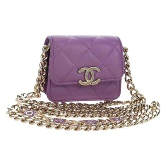 Chanel Pre-owned Vintage Mini Schultertasche - - Pre-owned - Damen - Lila - ONE SIZE