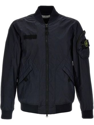 Stone Island veste bomber Membrana 3L TC - Bleu