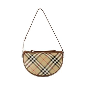 Burberry Ll Small Bridle Saddle Ysa Schultertasche - - Bags - Damen - Beige - ONE SIZE