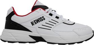 K-Swiss Herren FARIO LTH Sneaker, White/Black/Mars Red, 40 EU