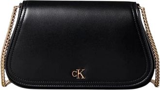 Calvin Klein Femme, Sacs, Noir, Taille: ONE Size Curved Wallet On Chain