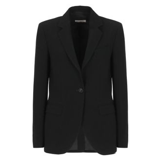 Alberto Biani Veste &agrave; un bouton - Femme - Vestes - Noir - Taille: 38 FR