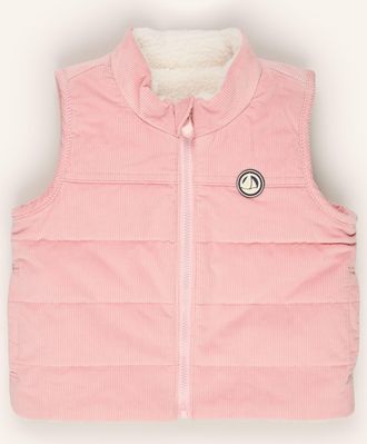 Petit Bateau Petit Bateau Weste Zum Wenden rosa