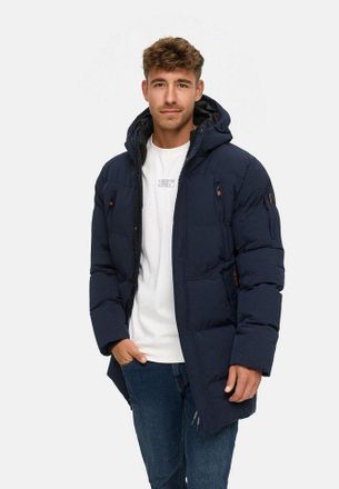 Indicode Winterjacke Herren INBoulton Jacke Winter Herrenjacke mit Kapuze und Taschen