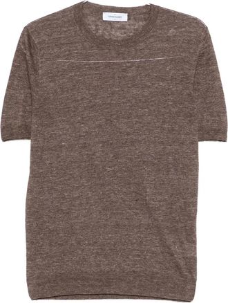 Gran Sasso Homme, Pulls, Brun, Taille: L Paricollo Crew Neck