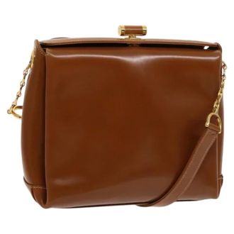 Gucci Pre-owned Cuir sacs-gucci - Femme - Pre-owned - Brun - Taille: ONE Size