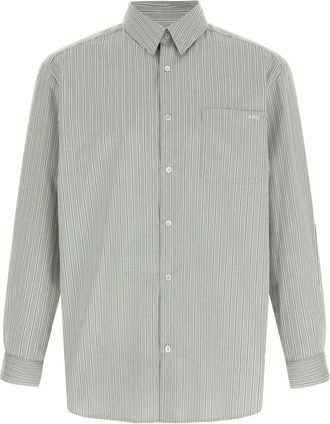 A.P.C. A.p.c., Homme, Chemises, Gris, Taille: S Chemises