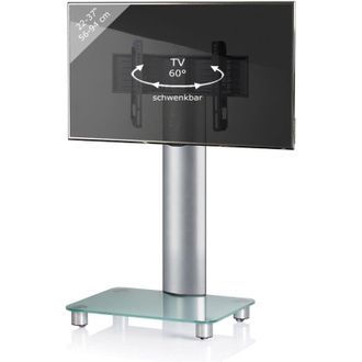 ebuy24 Tv Standfu&szlig; Rack Alu Glas Rollen Bilano