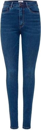 Only Only, Femme, Jeans, Bleu, Taille: W34 L30 High Waist Jeans skinny
