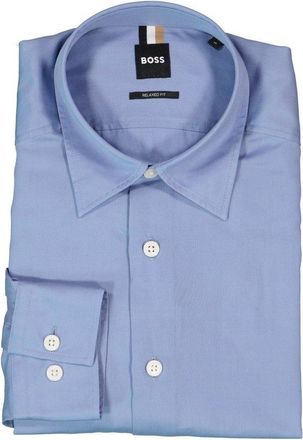 HUGO BOSS Herren Hemd blau