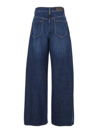 Brunello Cucinelli Wide-Leg Balloon Jeans - Blue