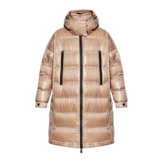 Moncler Rochelairs Lange Daunenjacke - - Coats - Damen - Beige - M