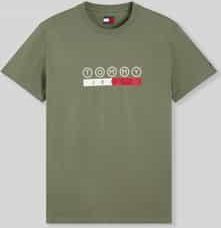 Tommy Jeans Regular Fit T-Shirt aus reiner Baumwolle mit Logo-Print