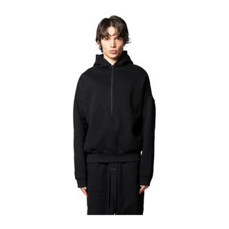 Fear of God Homme, Sweatshirts et sweats &agrave; capuche, Noir, Taille: S Property Lounge Half Zip Sweat &agrave; capuche