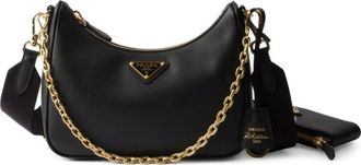 Prada Hobo Bags - Re-Edition 2005 Saffiano Leather Bag - Gr. unisize - in Schwarz - f&uuml;r Damen