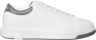 A|X Armani Exchange Low-top Leder-Sneakers - - Shoes - Herren - Wei&szlig; - 40 EU