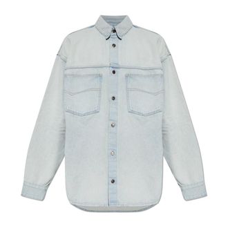 Balenciaga Denim Overshirt - - Shirts - Herren - Blau - S