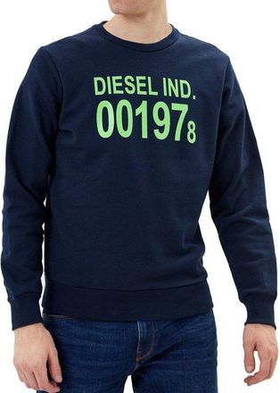 Diesel Sweatshirt Regular Fit Logo Print Pullover - S-GIRK-J3