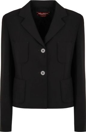 Max Mara Femme, Vestes, Noir, Taille: 40 FR Blazer Tailleur