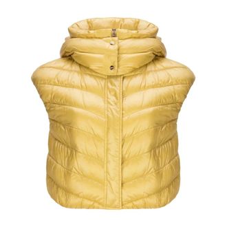Herno Femme, Vestes, Jaune, Taille: 40 FR Down Vest Jacket