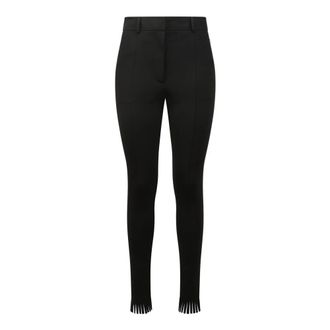 Burberry Schwarze Hose mit hoher Taille - - Trousers - Damen - Schwarzk - XS