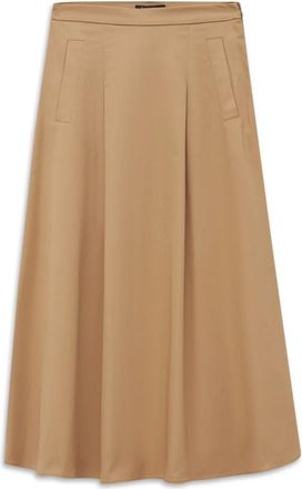 Bugatti Femme, Jupes, Brun, Taille: 38 FR Jupe pliss&eacute;e &agrave; la taille