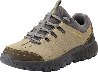 Skechers Herren Dynamite at Trekking Low Cut, Natürliches Synthetisches Netzgewebe, Grau, 42 EU