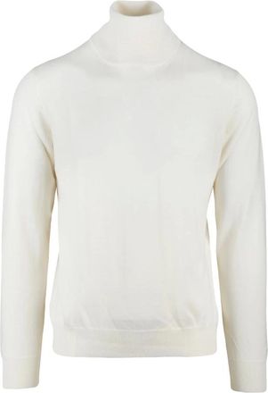 Gran Sasso Homme, Pulls, Blanc, Taille: 3XL Dolcevita Turtleneck
