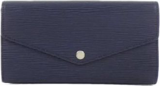 Louis Vuitton unisex, Pre-owned, Bleu, Taille: ONE Size Pre-owned Long wallet (bi-fold)